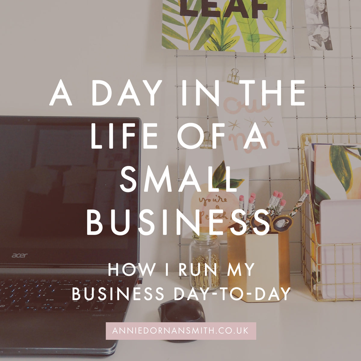 Video: A Day in the Life of My Small Business – Annie Dornan-Smith